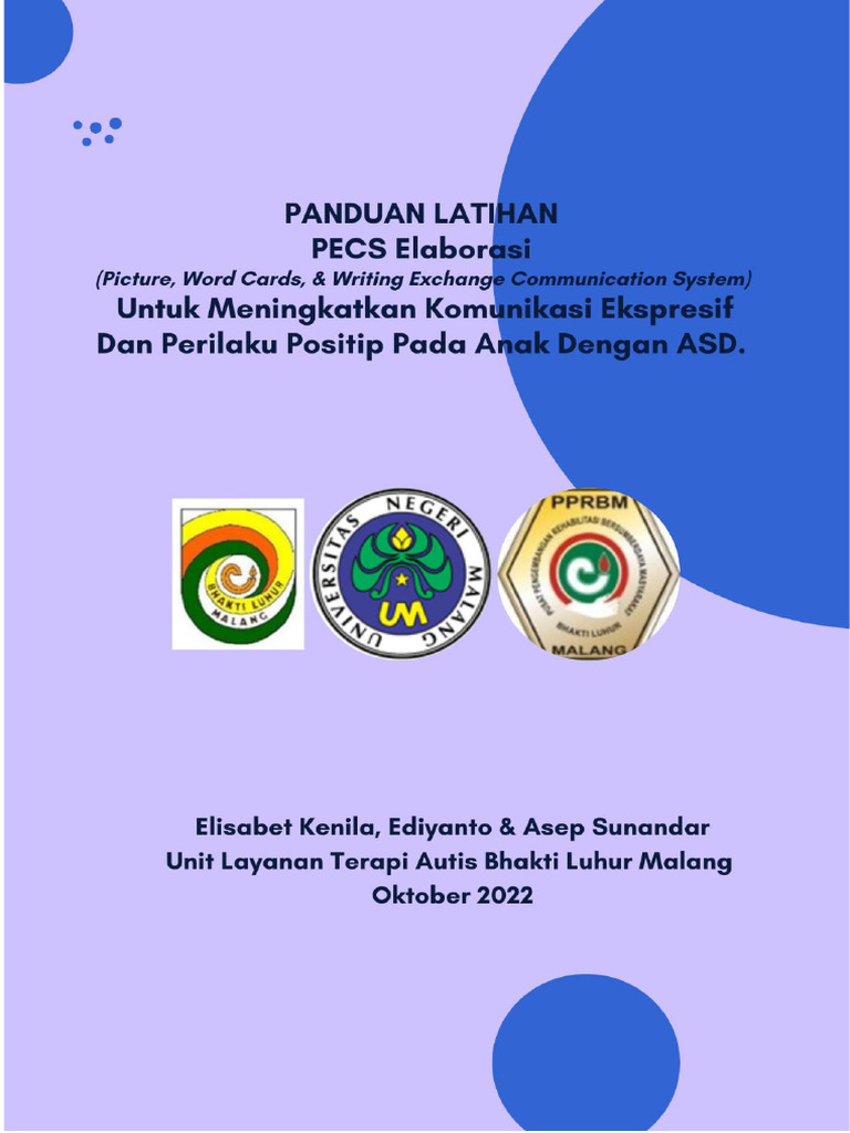 Panduan Latihan PECS Elaborasi | PDF