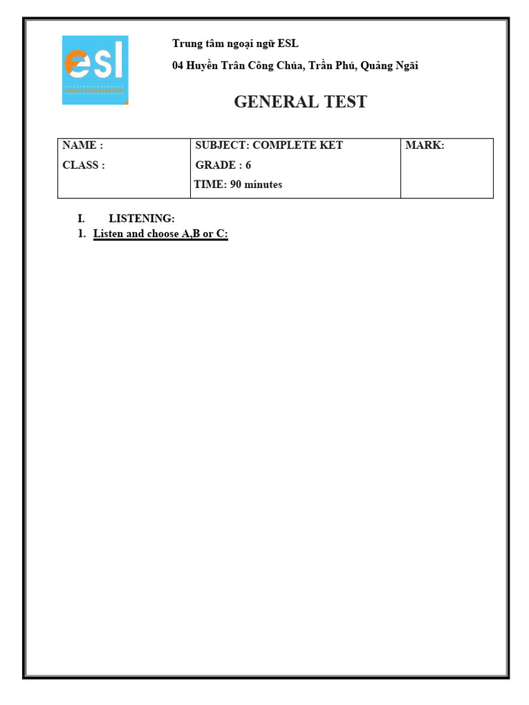 Complete Ket Unit 1,2,3 | Download Free PDF | Cognitive Science | Grammar
