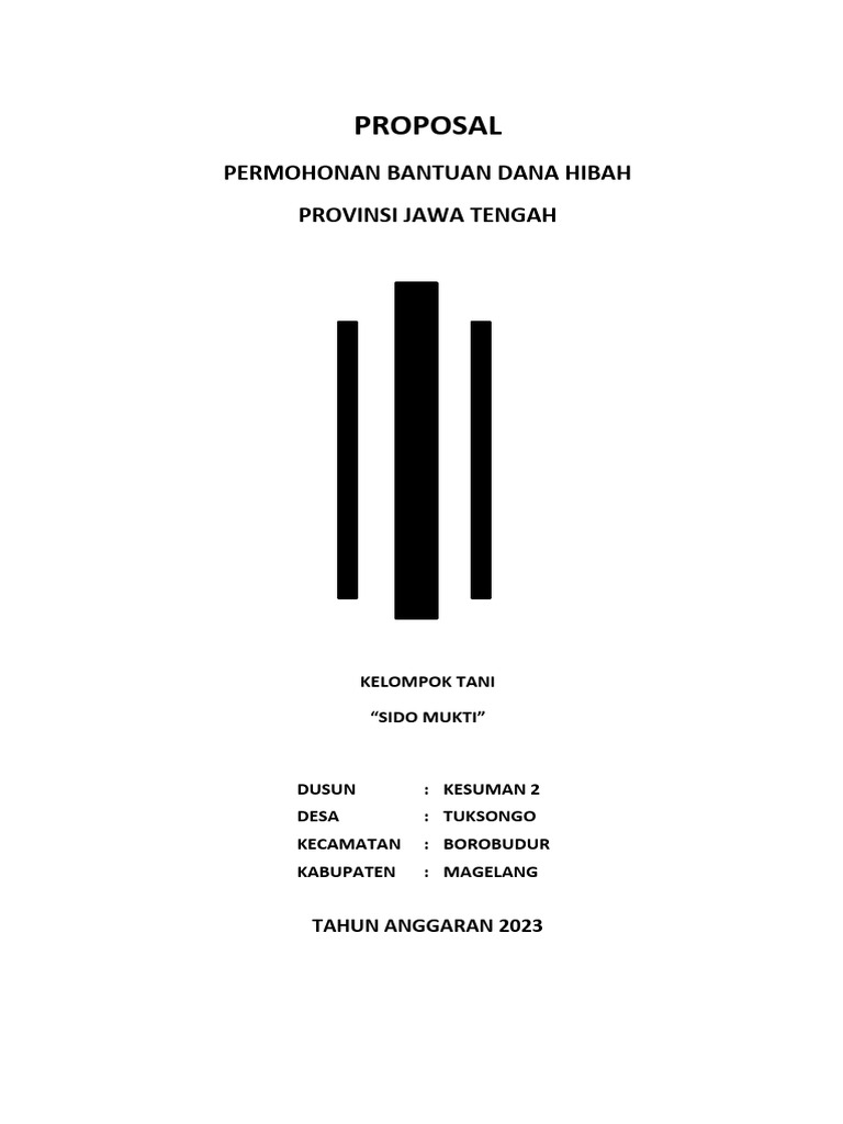 Proposal Pupuk Prov Ingon Tani | PDF
