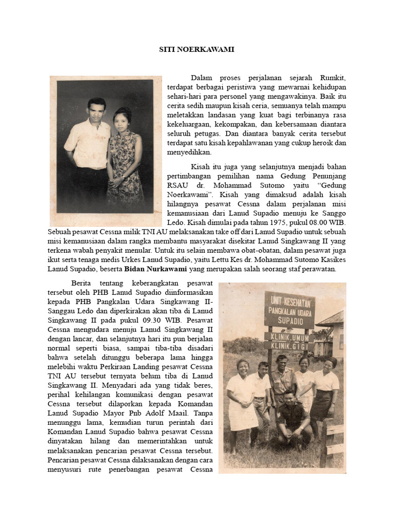 Sejarah Singkat Siti Nurkawami | PDF