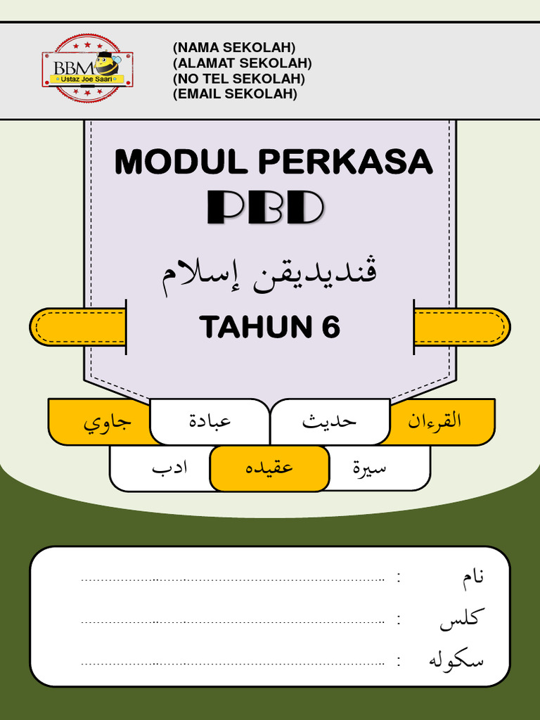 Modul Perkasa Pendidikan Islam Tahun 6 Semakan | PDF