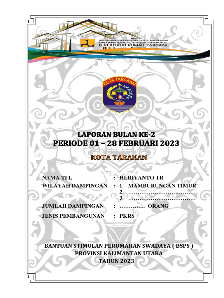 Laporan BSPS Kalimantan Utara 2023 | PDF | Bisnis