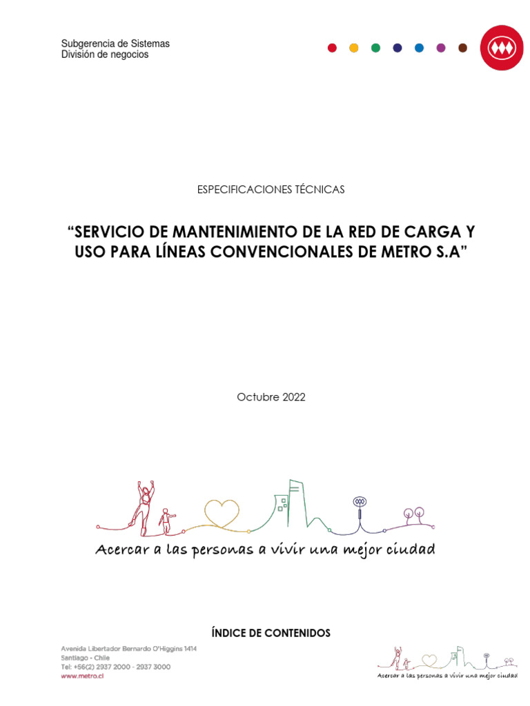 EETT Licitación Servicio Mantenimiento Red de Carga y Uso | PDF | USB ...