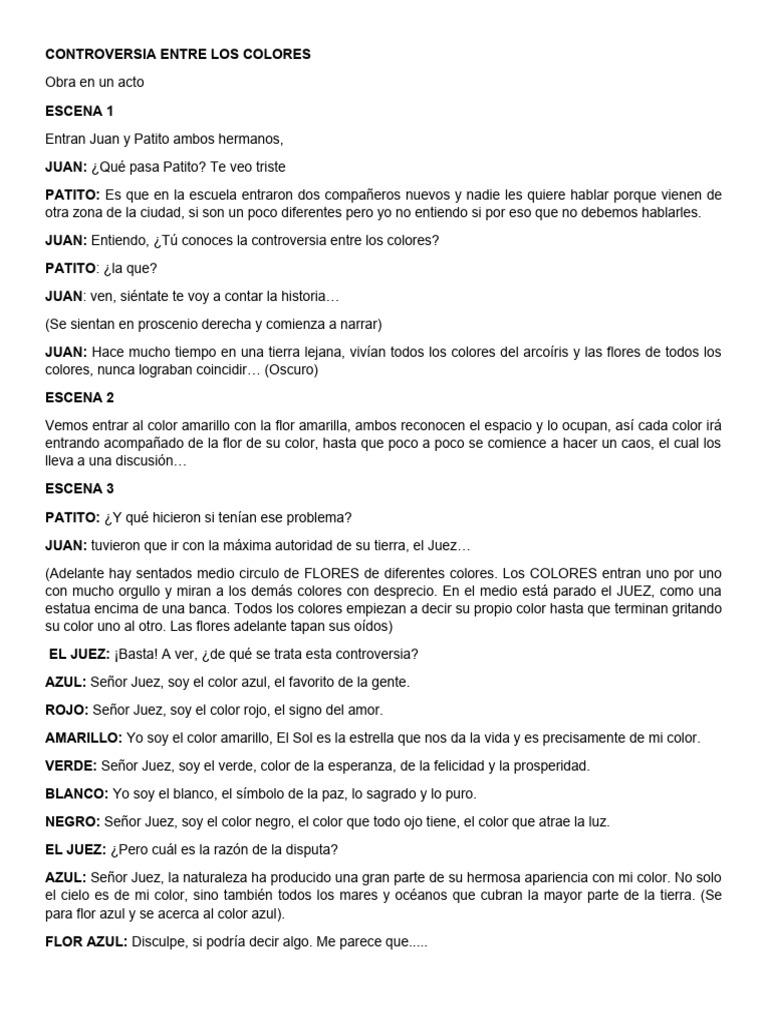 Controversia Entre Los Colores | PDF | Color | Verde