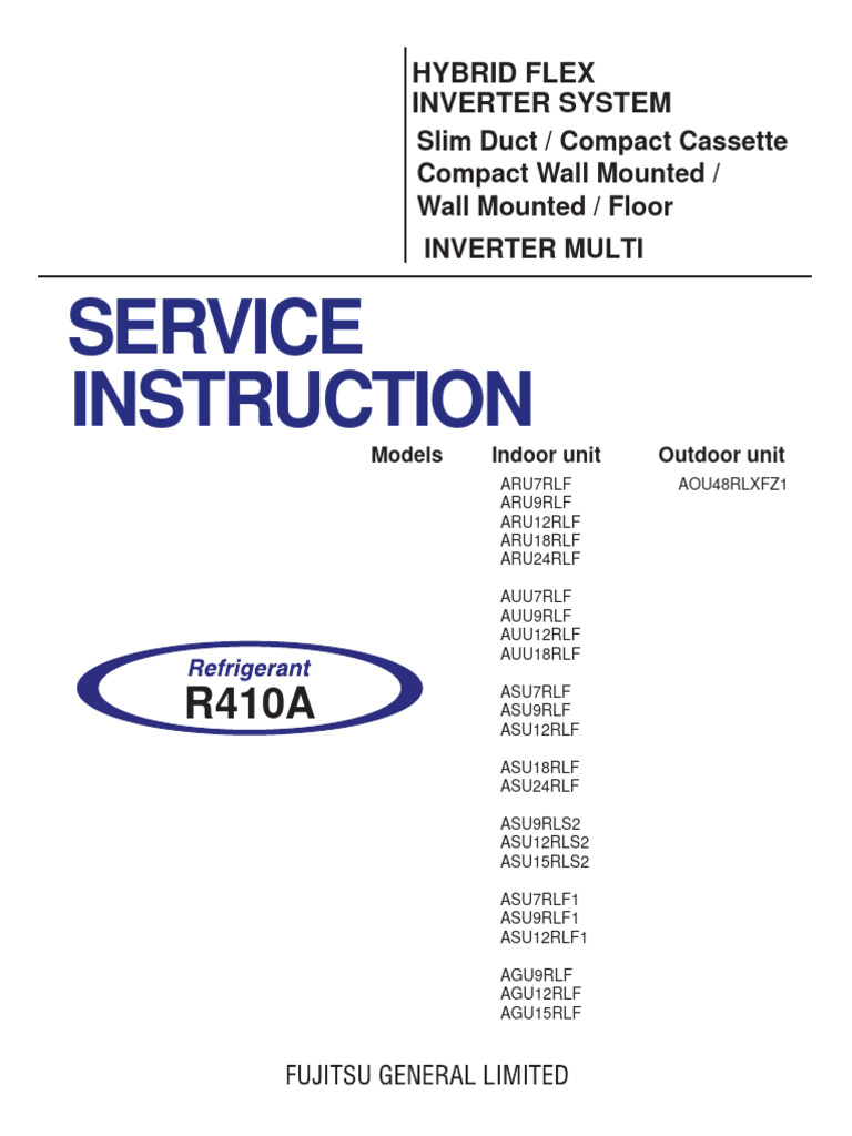 Hybrid Flex Inverter Service Guide | PDF | Heat Exchanger | Air ...
