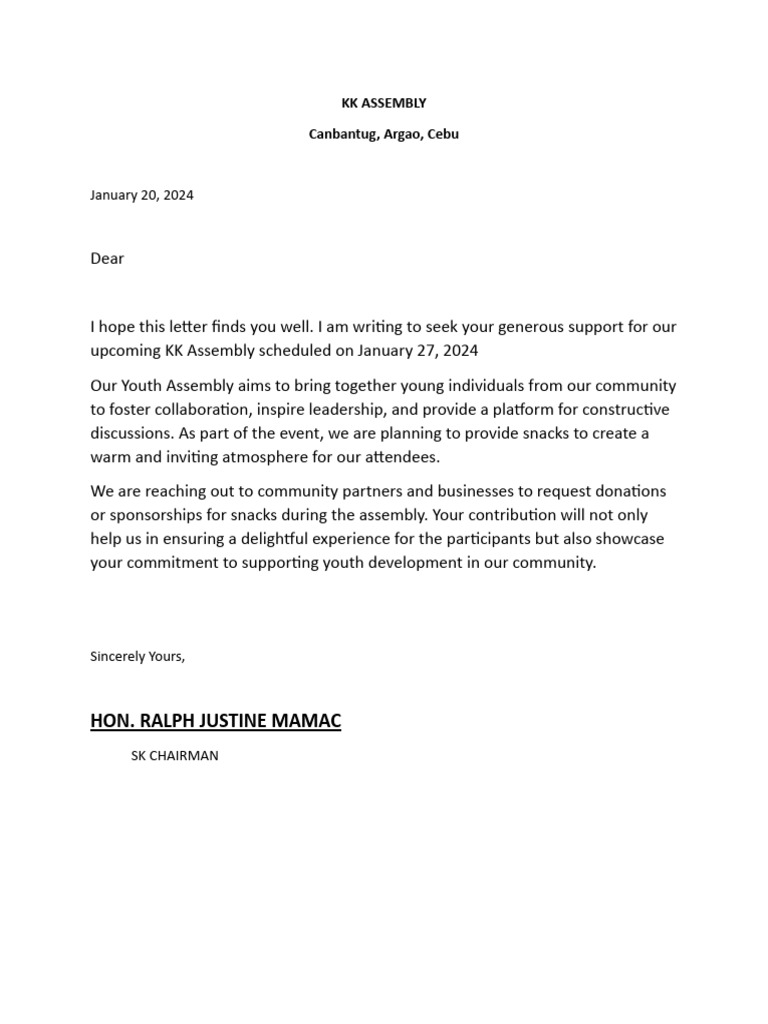 Canbantug KK Assembly | PDF | Career & Growth | Business