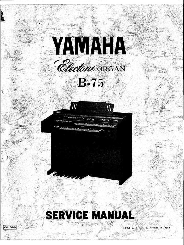 Yamaha Electone b-75 | PDF