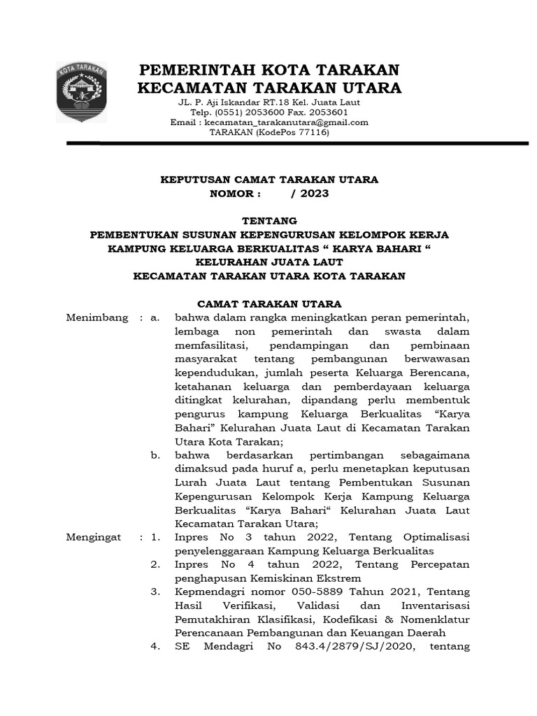 SK KP KB Karya Bahari 2023 | PDF