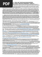 Color of Law - Status and Codes Are Not Law - Passport | PDF | Supreme ...