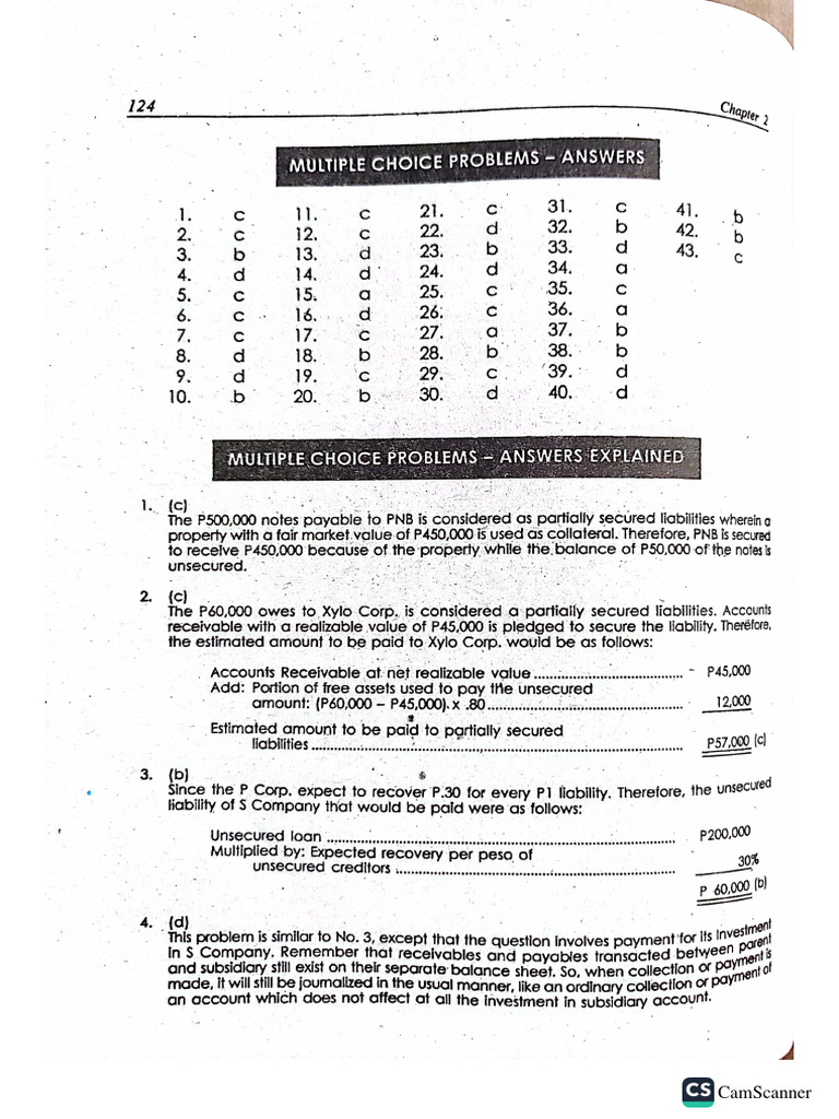 Afar Dayag 2019 2.2 (Corporate Liquidation-Solution) | PDF