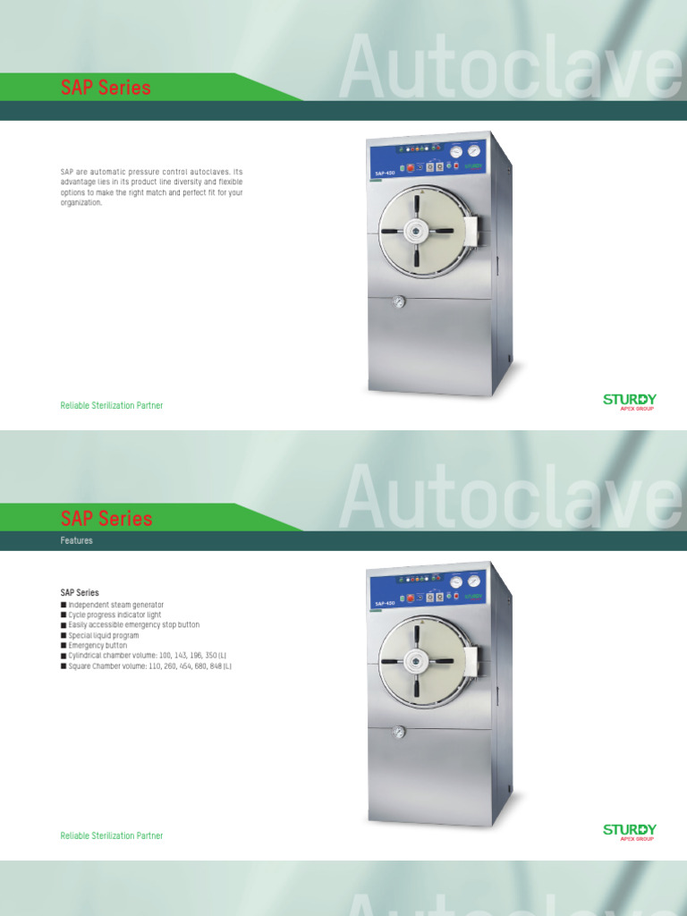 Sturdy Large Autoclave catalogue-SAP Series-201810 | PDF ...