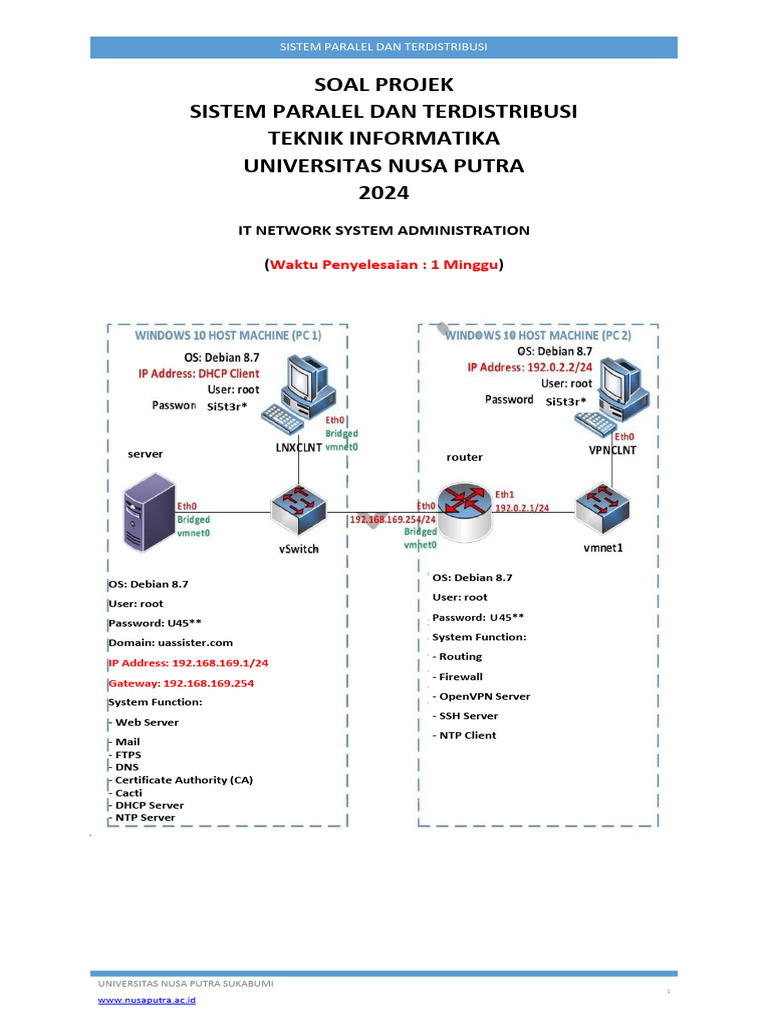 Soal Uas 2023-2024 Sistem Paralel Dan Terdistribusi | PDF