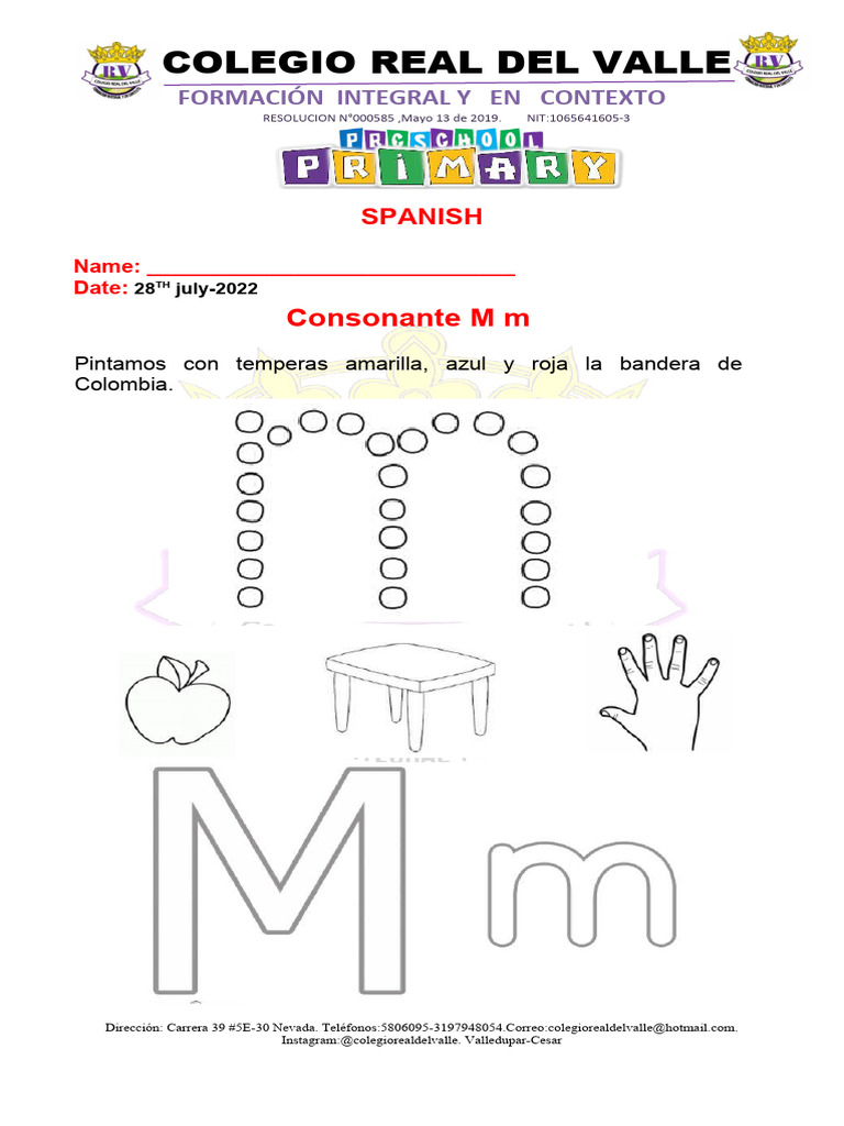 Consonante M | PDF