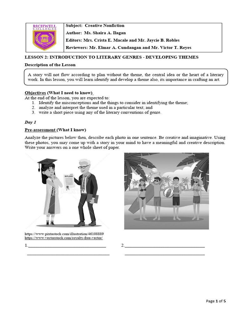 Understanding Literary Themes and Genres | PDF