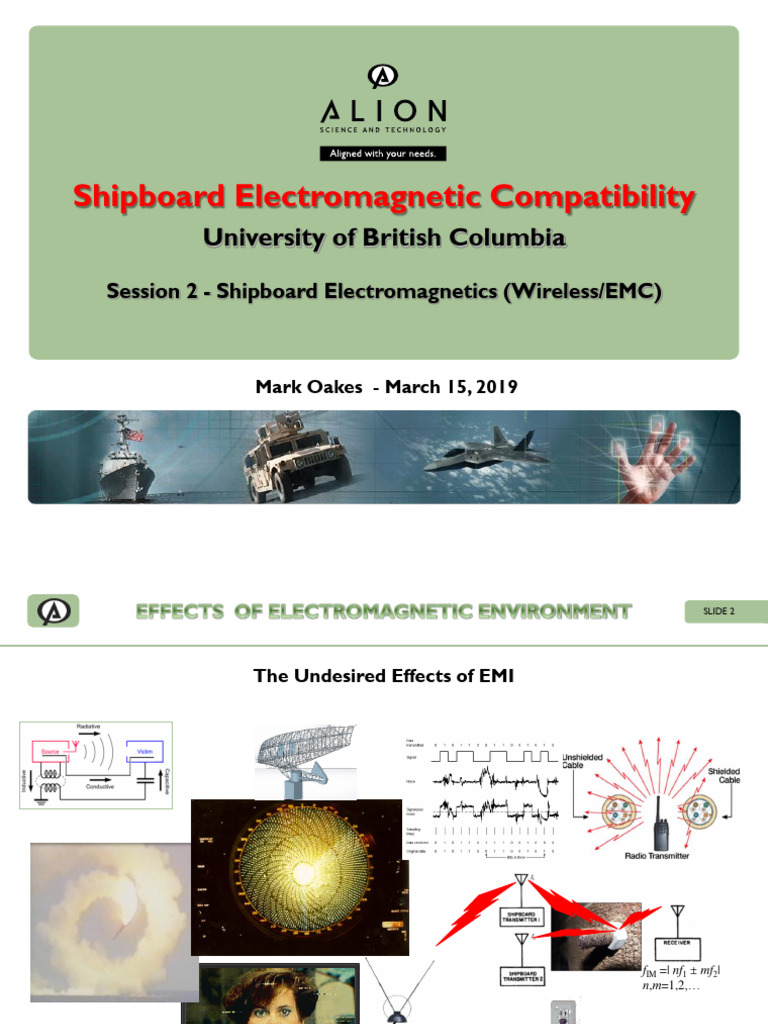 Shipboard Electromagnetic Compatibility Issues | PDF | Visual Cortex ...
