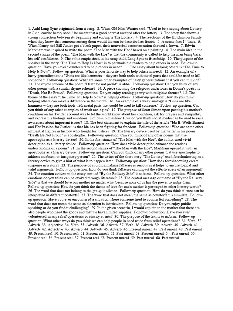 Text To Doc | PDF | Adverb | Poetry