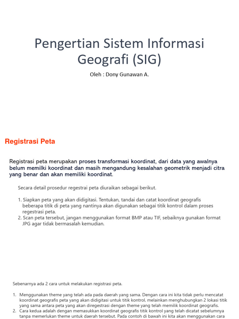 Pengenalan GIS | PDF