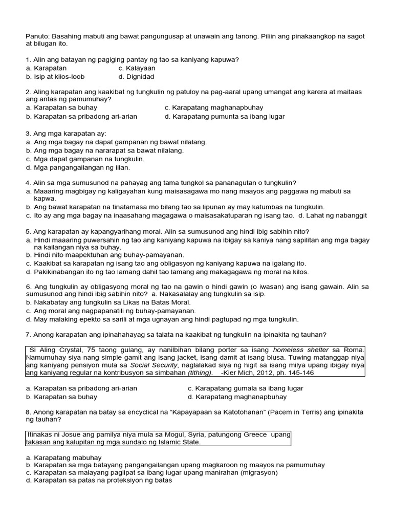 2nd Quarter Esp | PDF