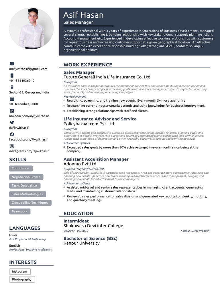 Asif Resume | PDF