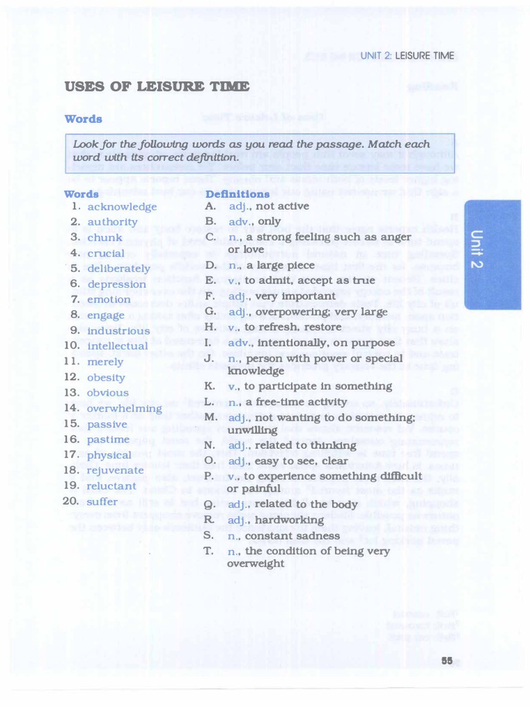 Unit 2 C IELTS VOCABULARY | PDF | Adjective | Adverb