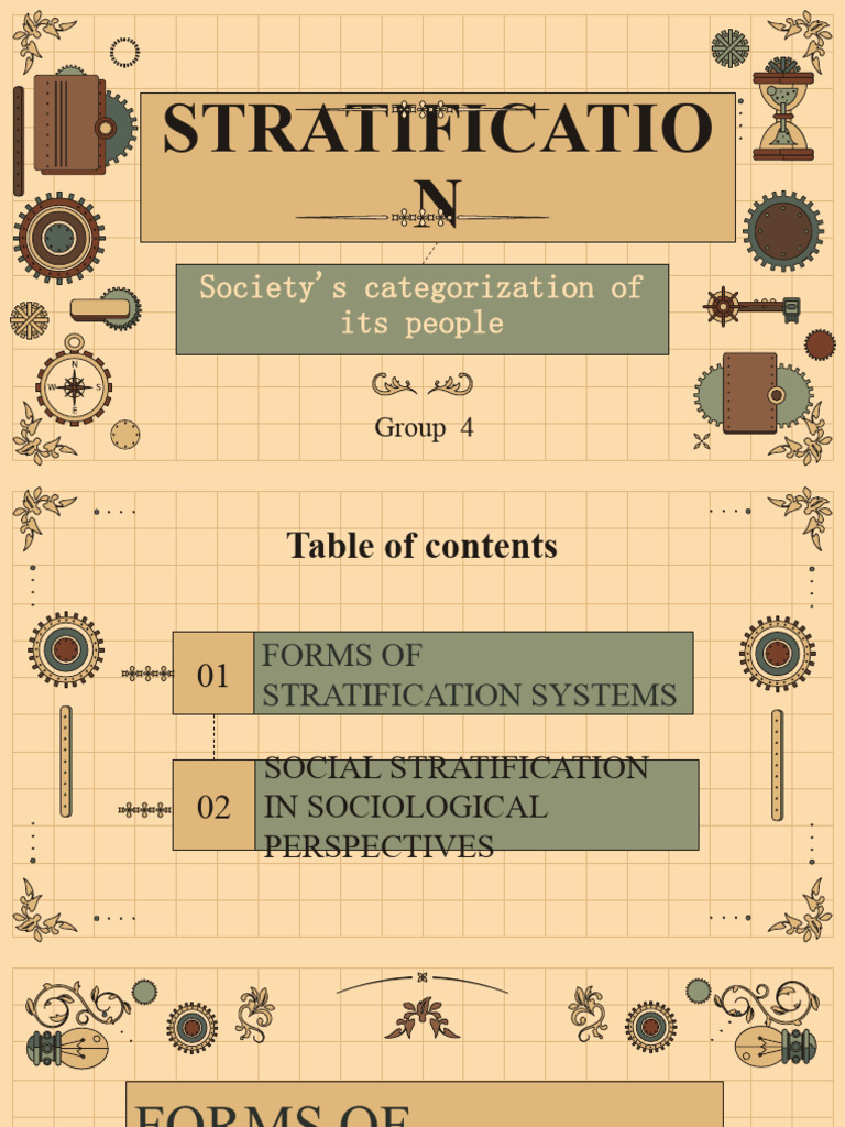 Stratification | PDF | Social Stratification | Sociological Theories