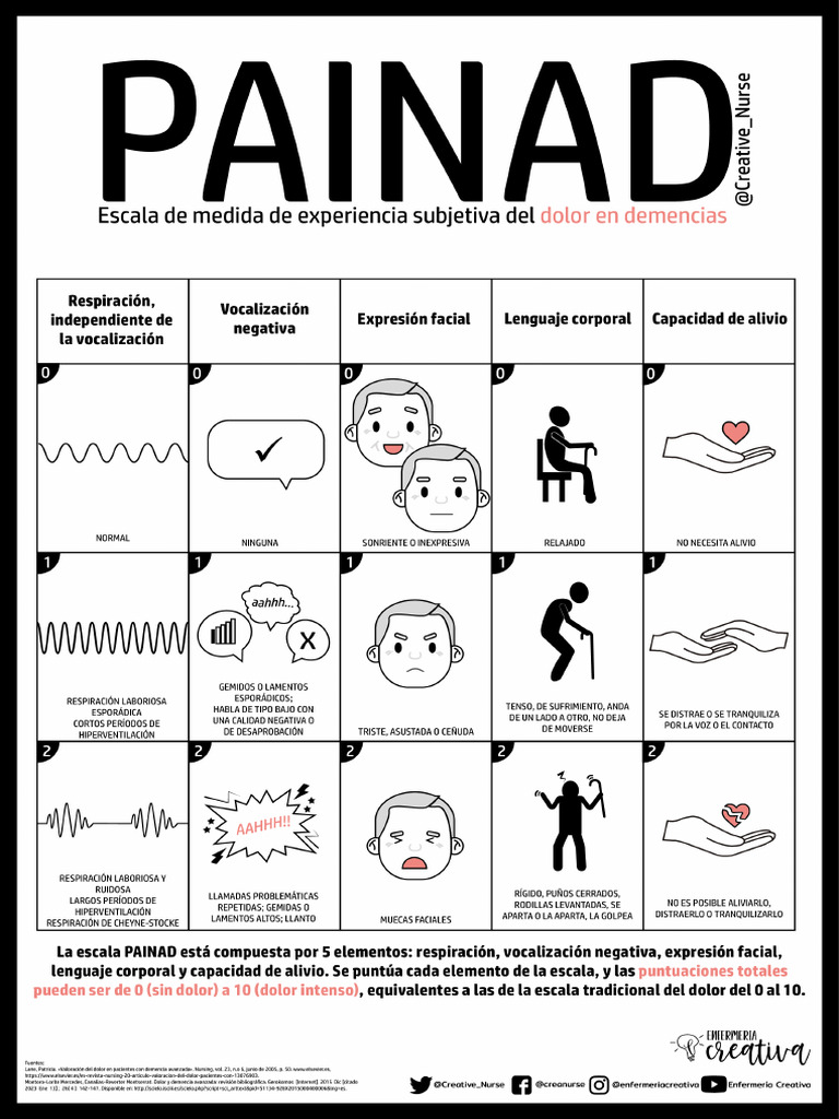 Escala-PAINAD Infografia | PDF