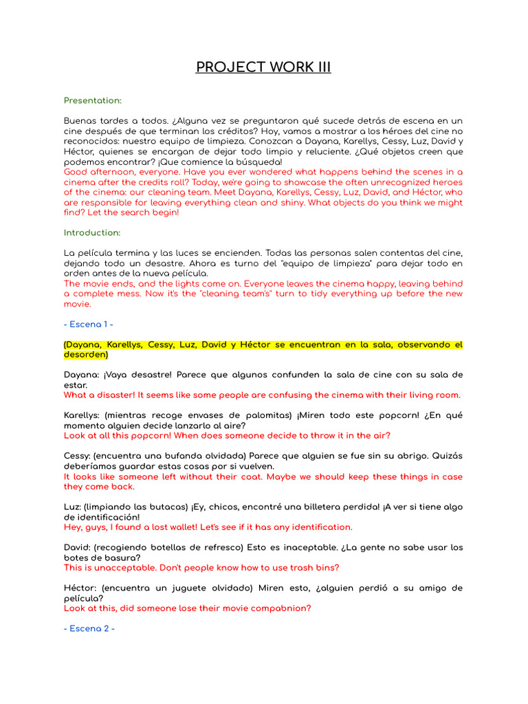 PROYECT WORK-BASIC III (1) | PDF