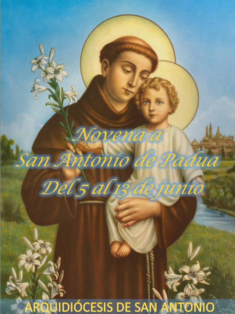 ST Anthony of Padua Novena - Spanish | PDF | Oración | Amor