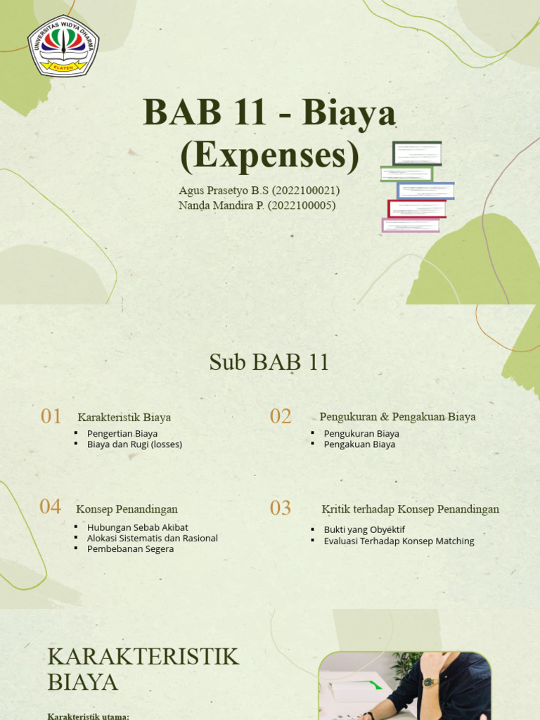 BAB 11 - Biaya (Expenses) | PDF