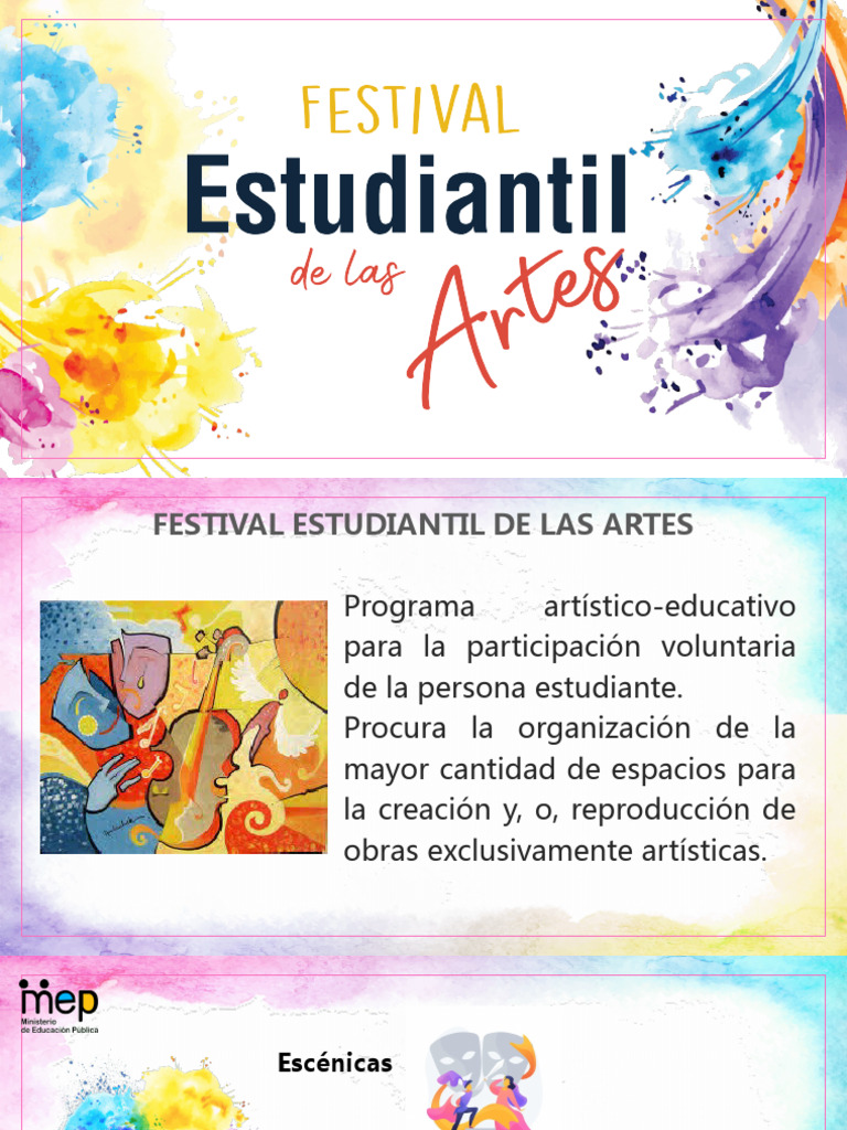 Festival Estudiantil de las Artes | PDF | Arte | Clásicos