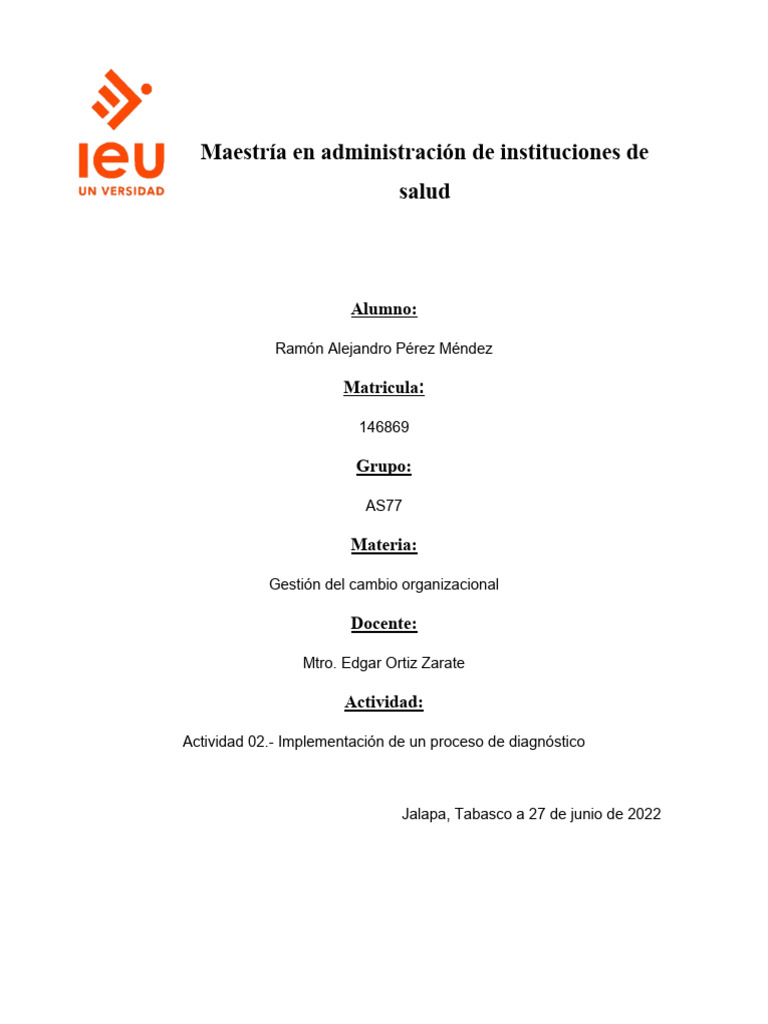 Act4 Eva Org Int | Descargar gratis PDF | Toma de decisiones | Hospital