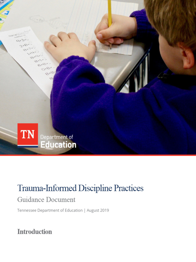 Trauma Informed Discipline Practices Guidance | PDF | Psychological ...