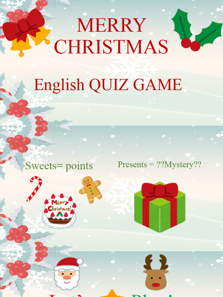 Merry Christmas 2年生 | PDF | Christmas Traditions | Christmas