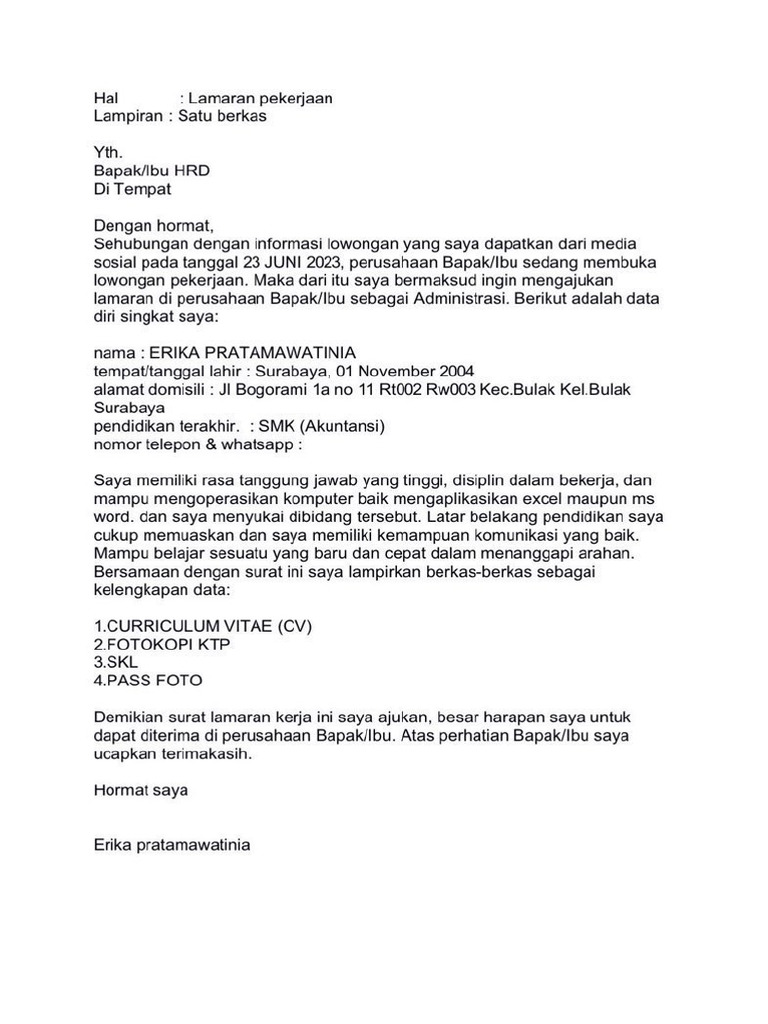 Lampiran Dokumen | PDF