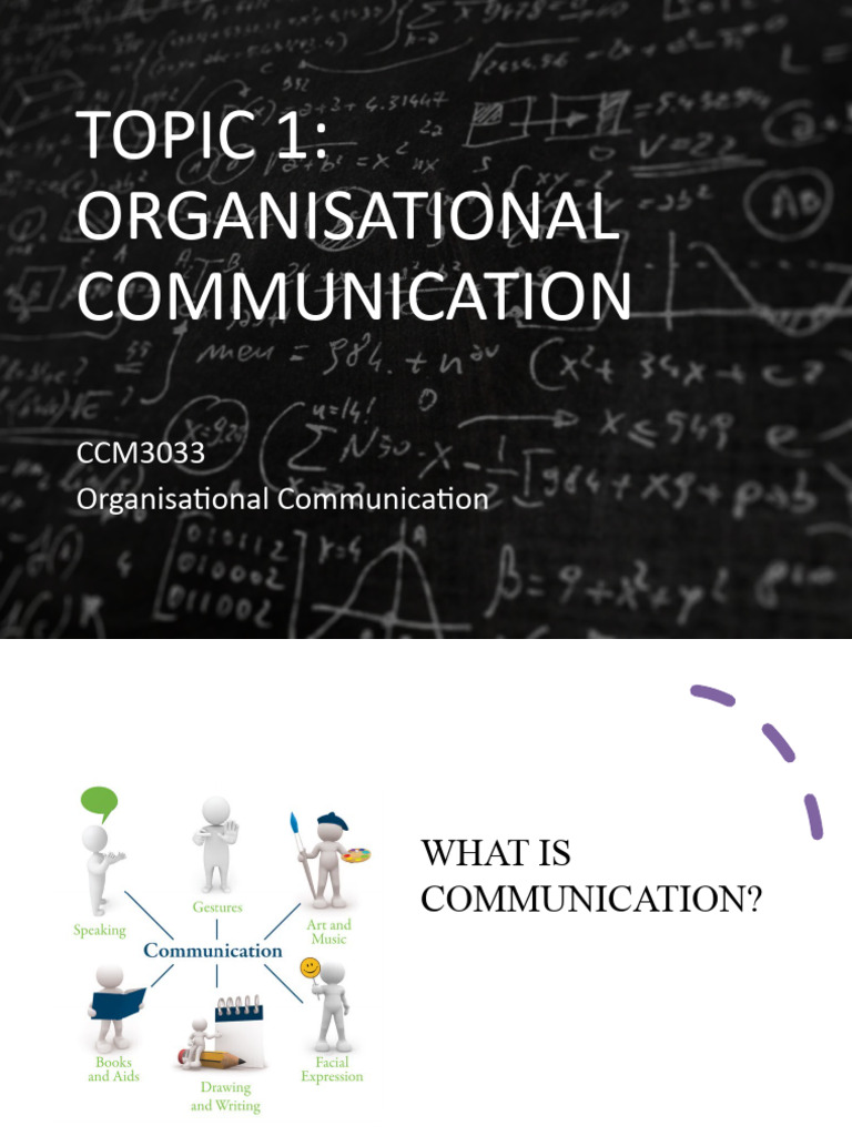Chapter 1 Organisational Communication | PDF | Organizational Structure ...