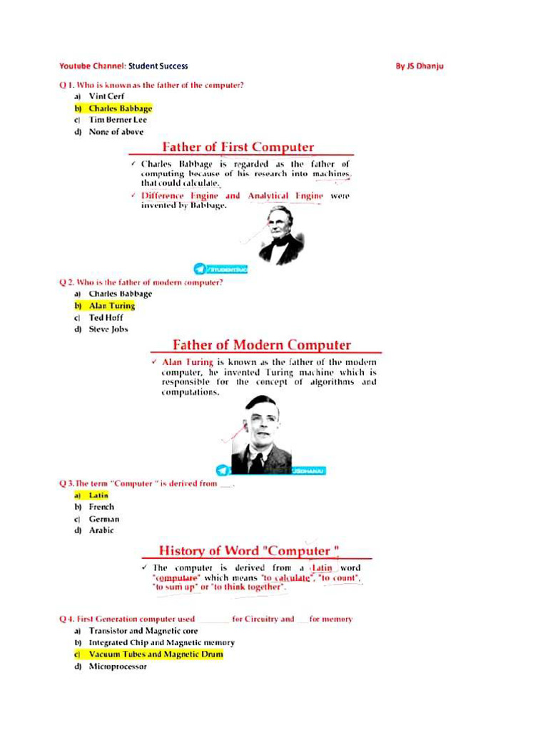 Computer Mcqs With Explanation | PDF
