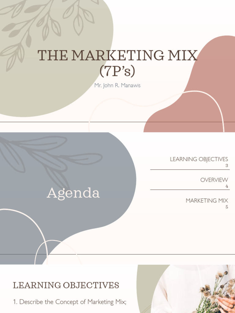 Lesson 5 - THE MARKETING MIX | PDF | Marketing | Mass Media