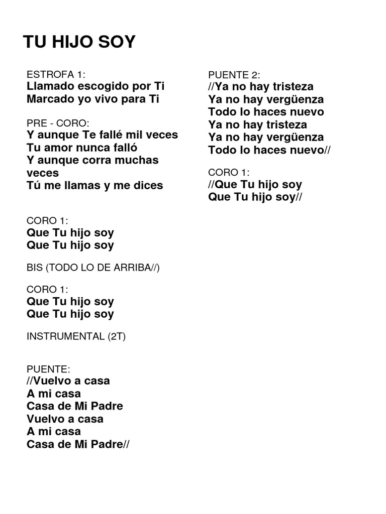 TU HIJO SOY | PDF