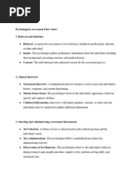 5Ps in Case Formulation | PDF | Career & Growth