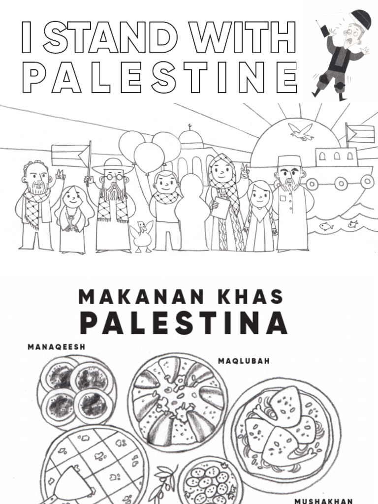 Coloring page Palestine | PDF