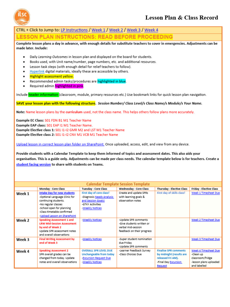 S01 Lesson Plan Template | PDF | Lesson Plan | Education Theory