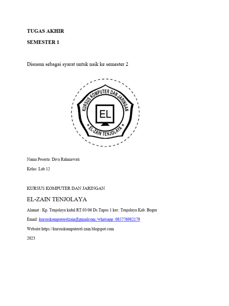 Tugas Membuat Pengantar | PDF