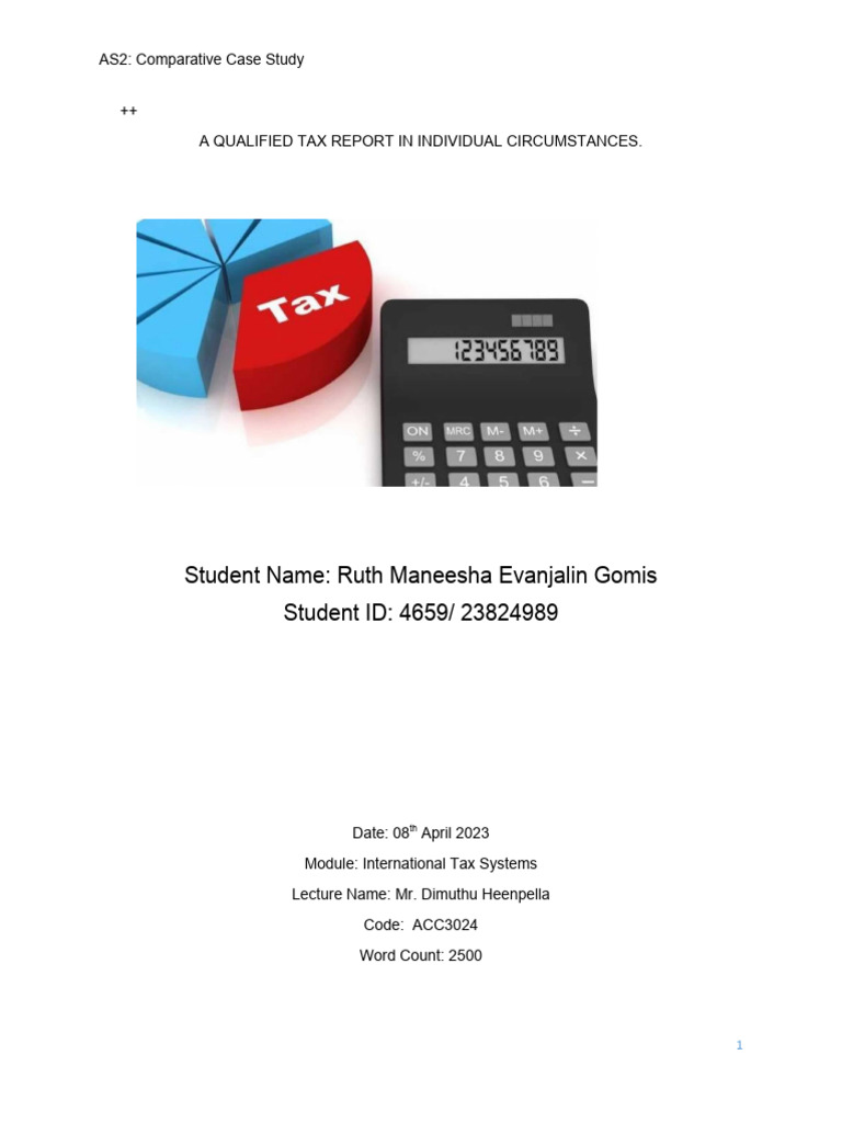 AS2 Tax | PDF | Taxes | Capital Gains Tax