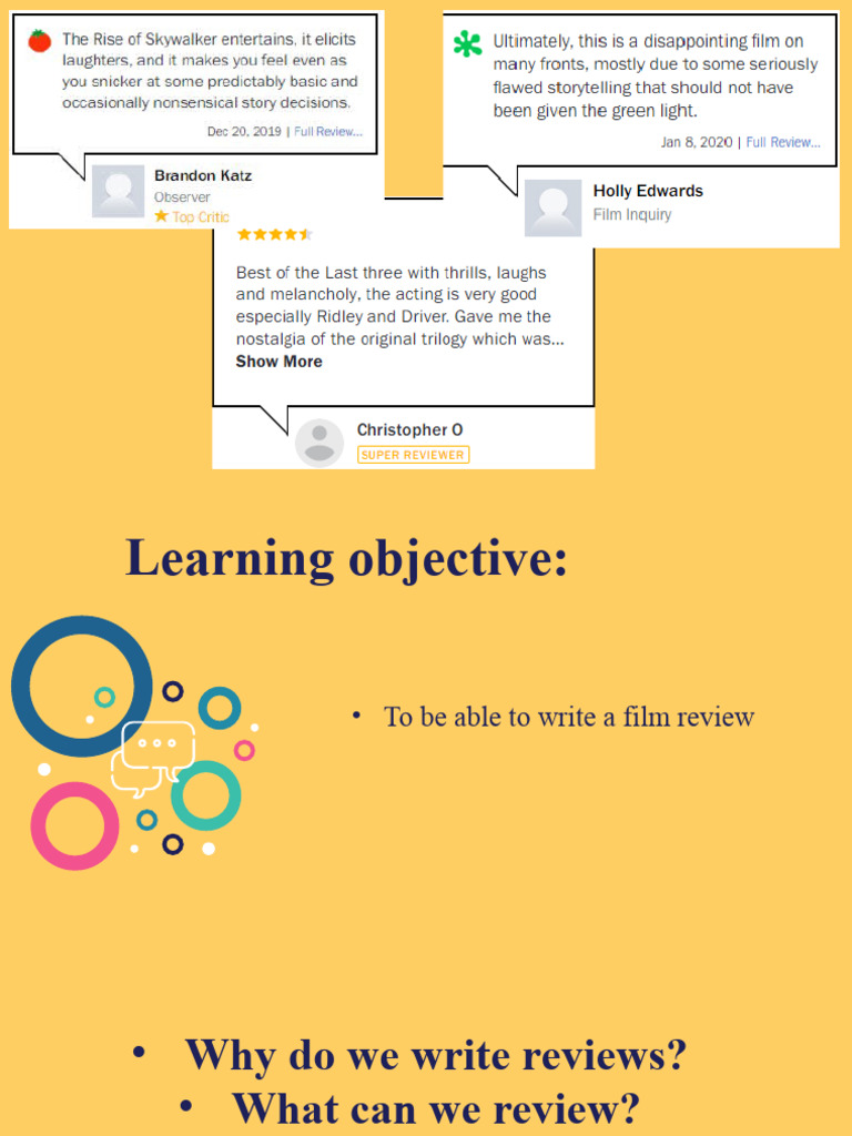 Film Review Writing Guide | PDF