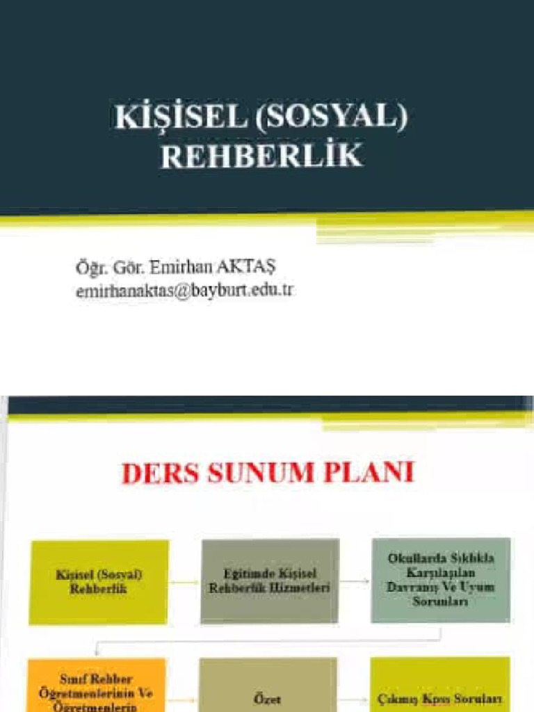 10.hafta O.rehberlik | PDF