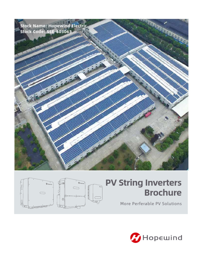 Catalog Solar-PV String Inverters Hopewind V4.3.1 | PDF | Photovoltaics ...