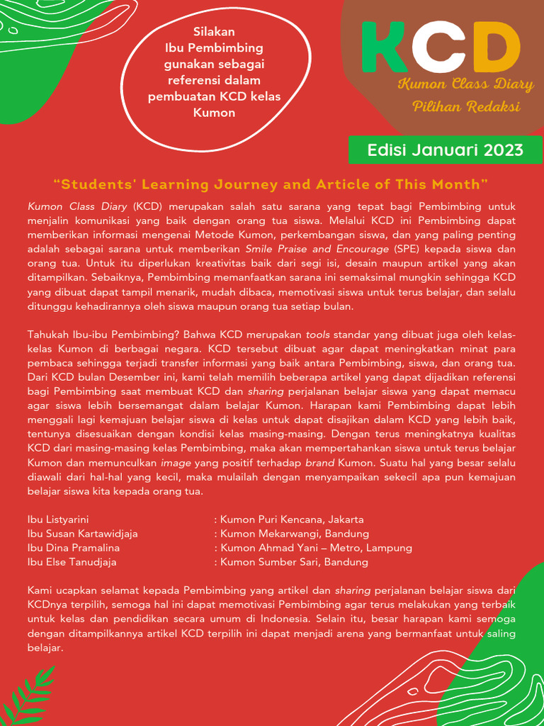 KCD Januari 2024 | PDF | Karier & Perkembangan