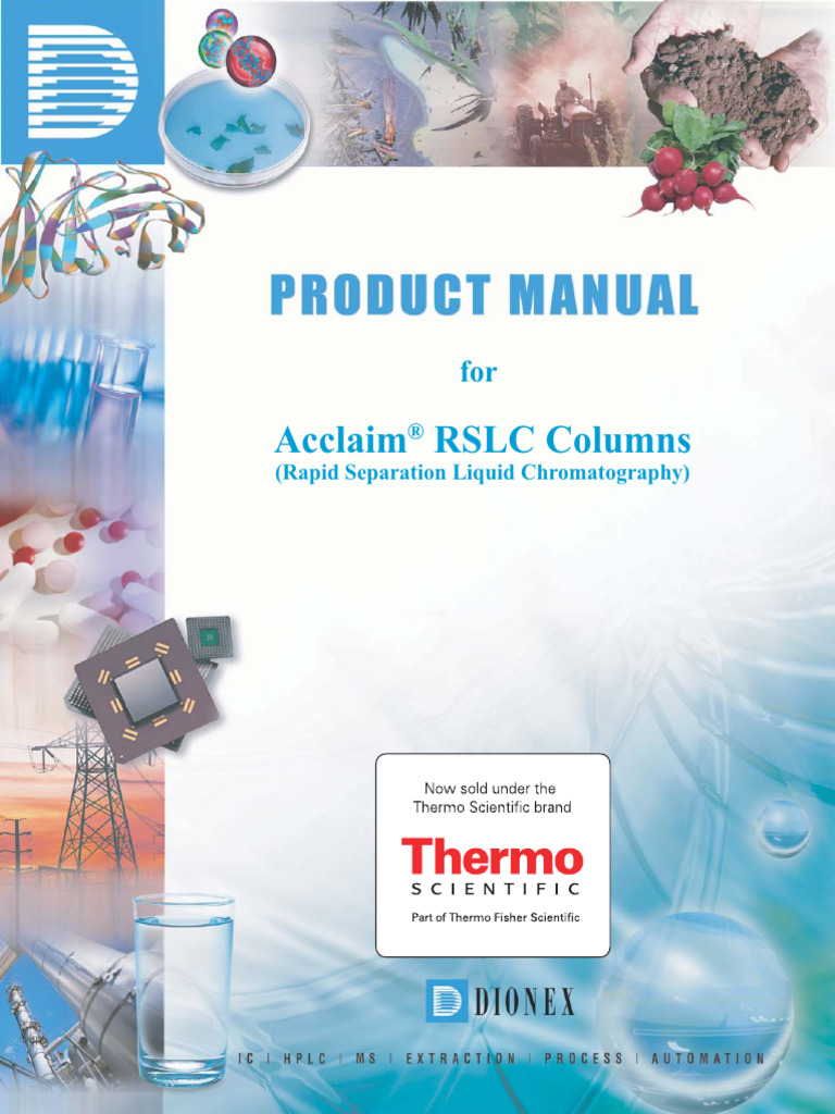 (CCS) Manual - Acclaim RSLC Columns | PDF | High Performance Liquid ...