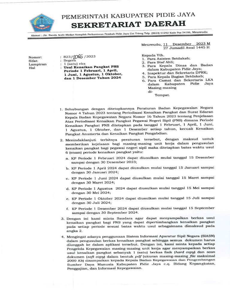 Scan Surat Pangkat | PDF