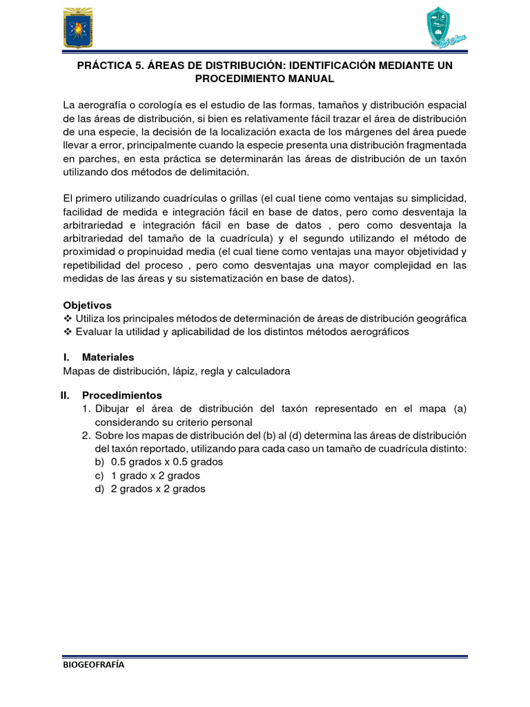 Métodos para Delimitar Áreas de Distribución | PDF